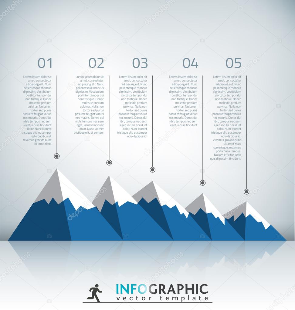 Mountain Infographic Template — Stock Vector © andrejco #117066528