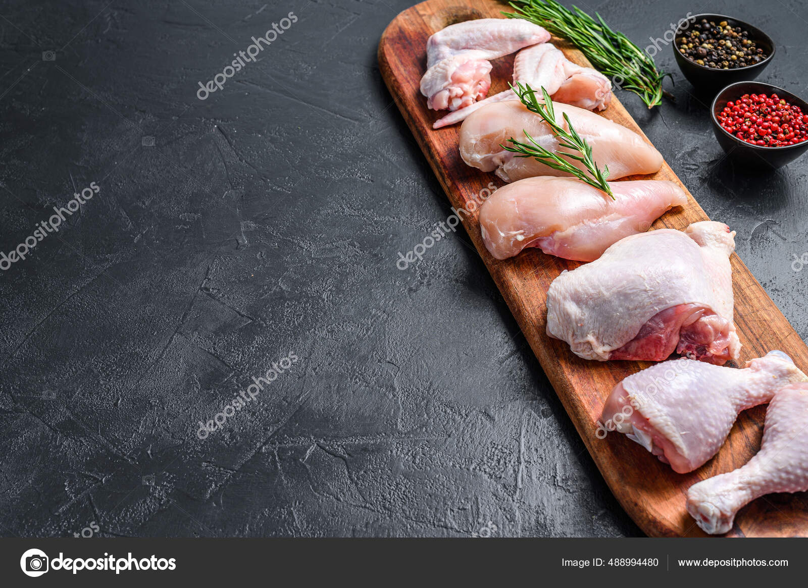 Raw Chicken Parts
