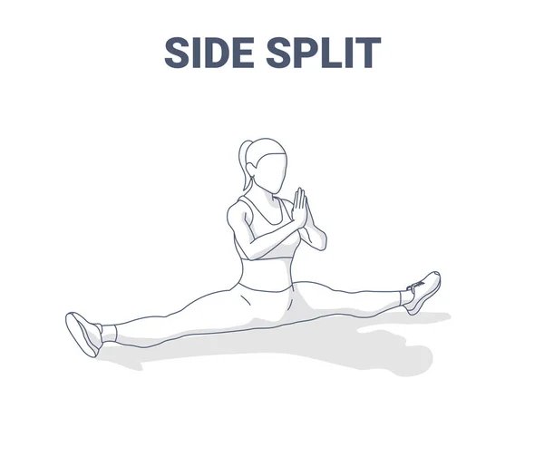 Ejercicio de estiramiento imágenes de stock de arte vectorial ...