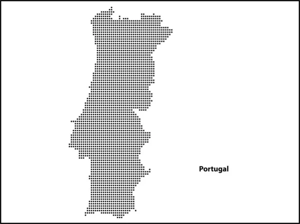 Portugal pixel map Vector Art Stock Images | Depositphotos