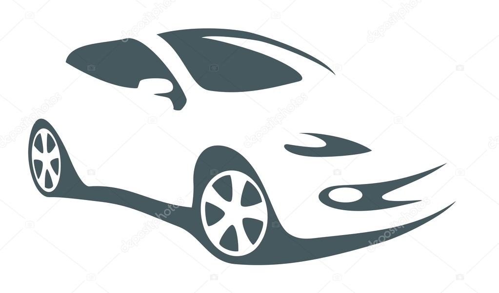 Modern car vector symbol Stock Vector by ©kerpet 75273897