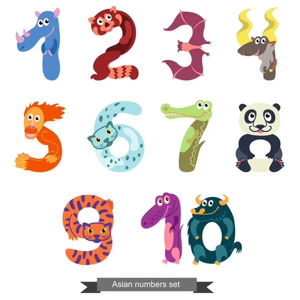 Numbers like animals Stock Vector Image by ©Ksena-Shu #25950815
