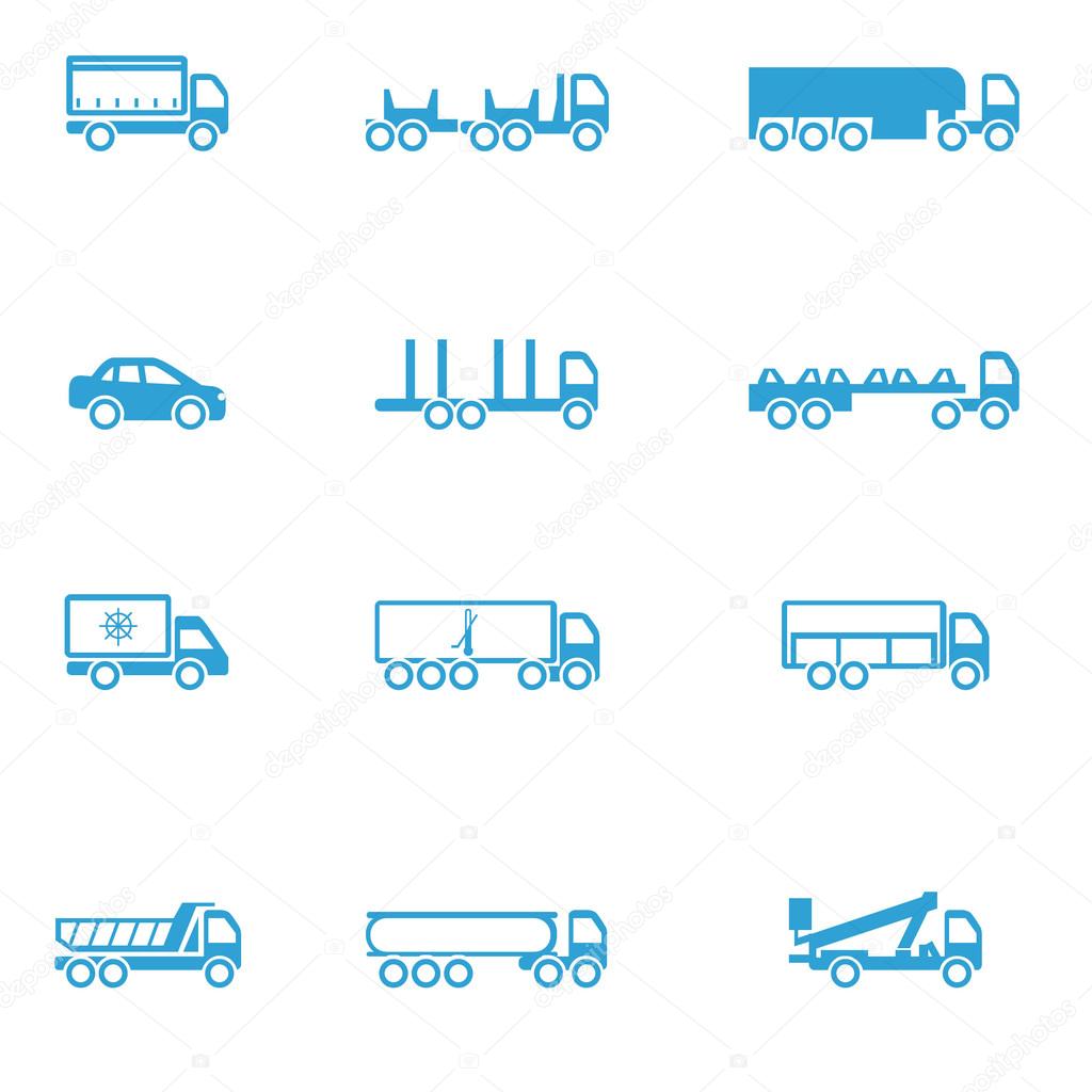 Icons for different types of special vehicles, part 2 Stock Vector ...