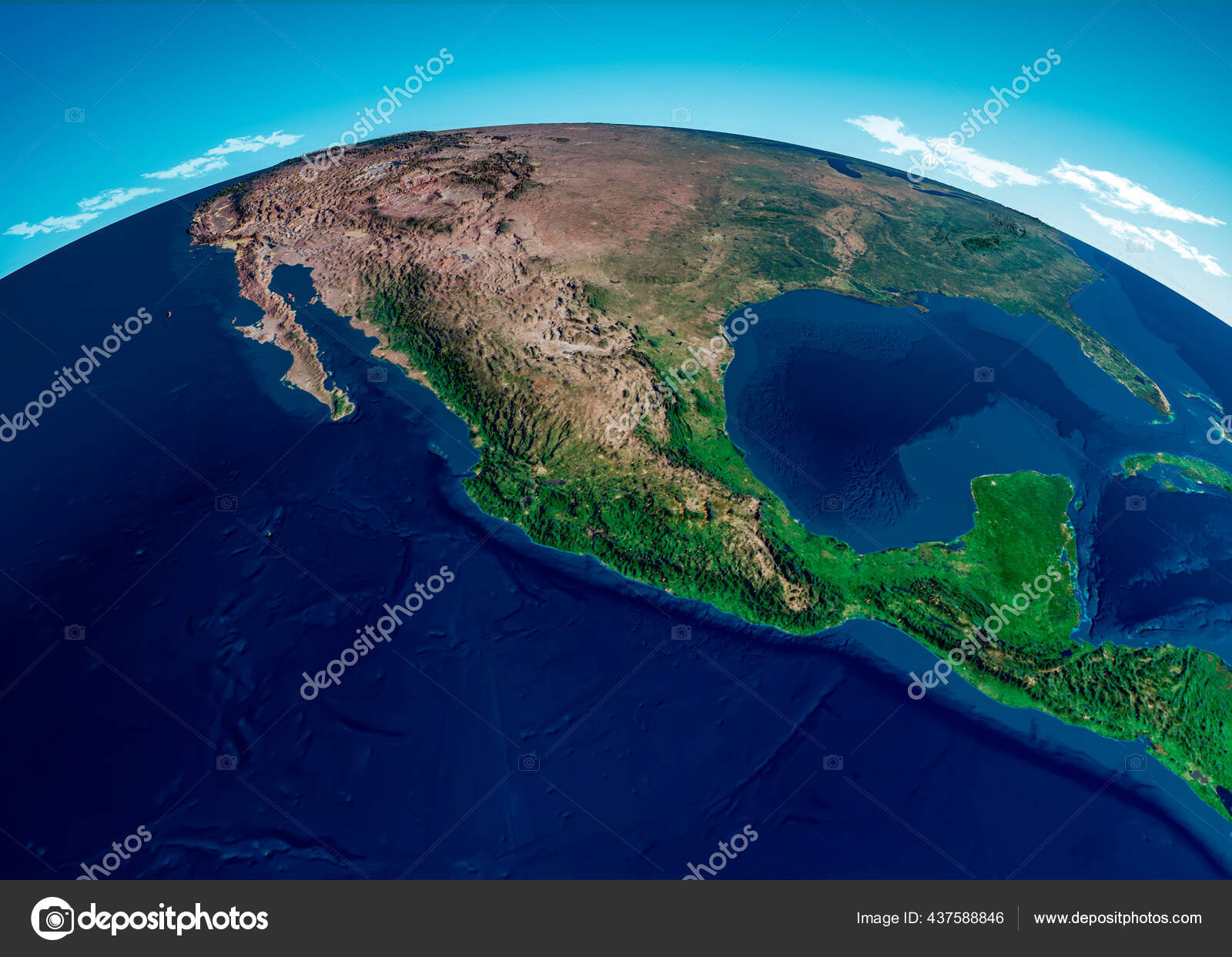 Nasa Aerial View Of Usa