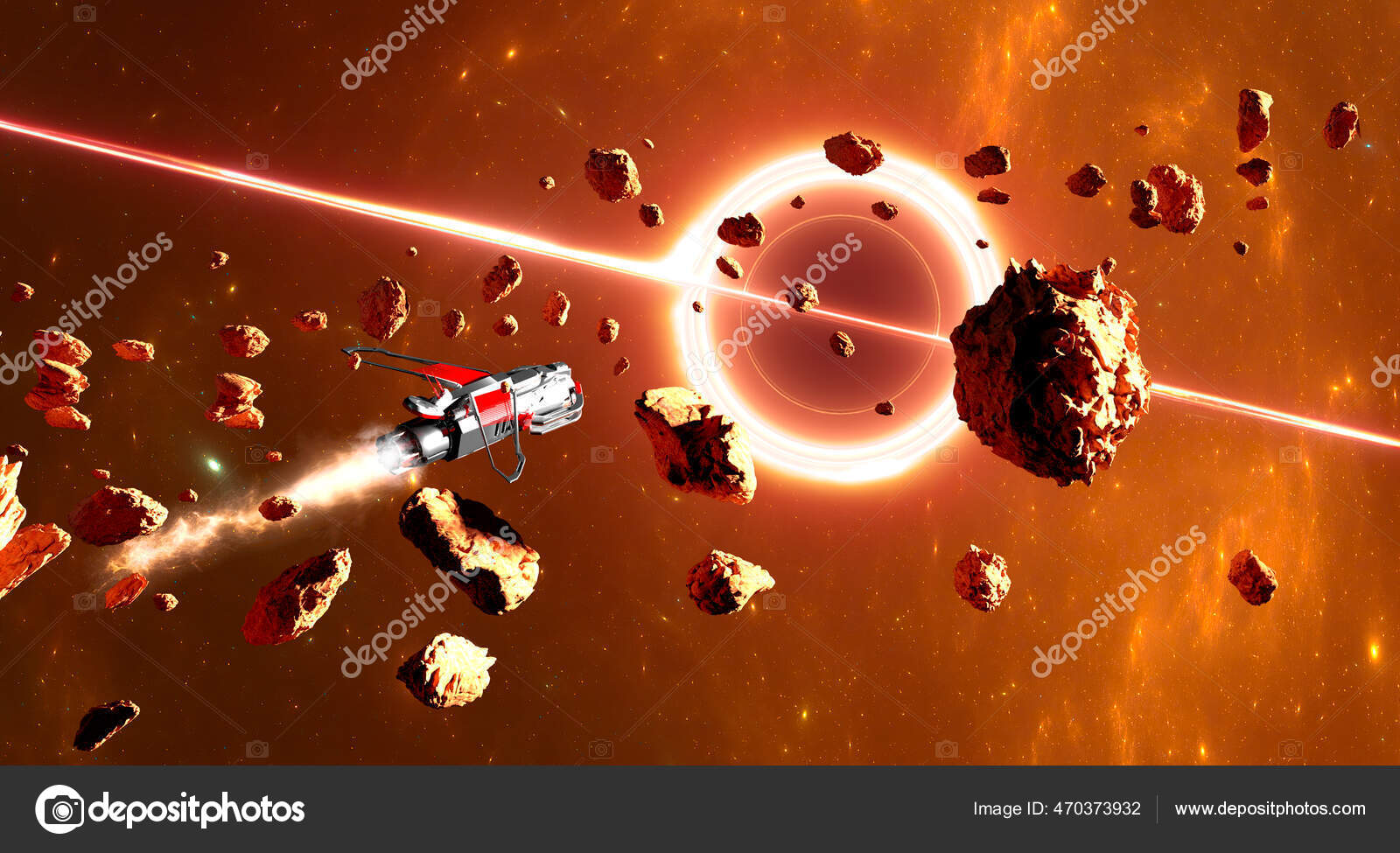 Space Debris Asteroid