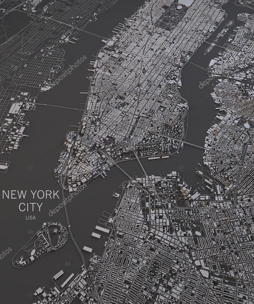 New York streets and buildings map — Stock Photo © vampy1 #71789687