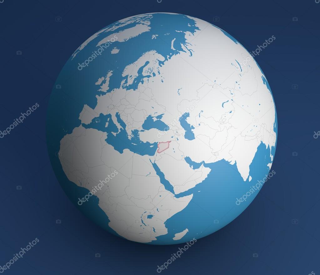 Planisphere map globe, political map — Stock Photo © vampy1 #90775524