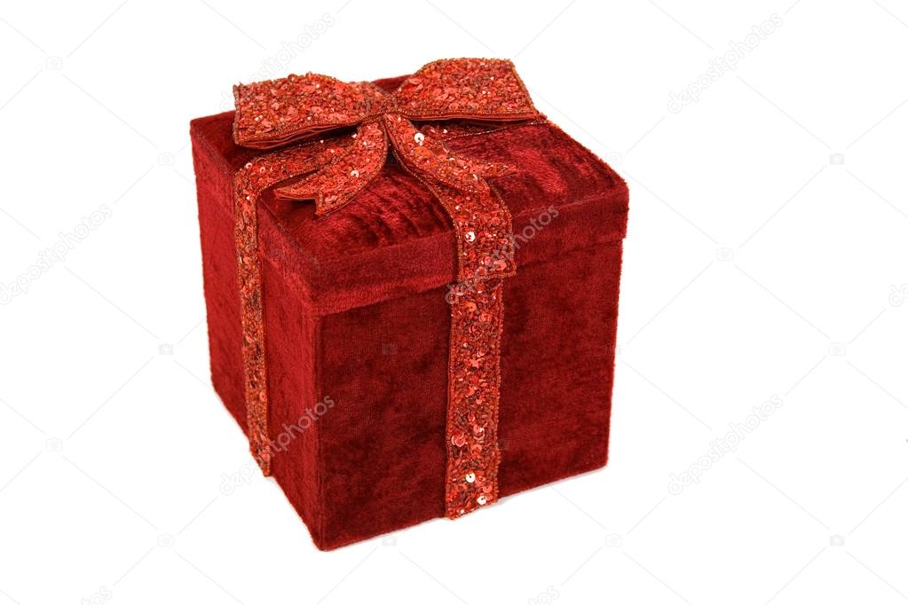 Christmas: Fancy Christmas Gift Box — Stock Photo © sjlocke #53520021
