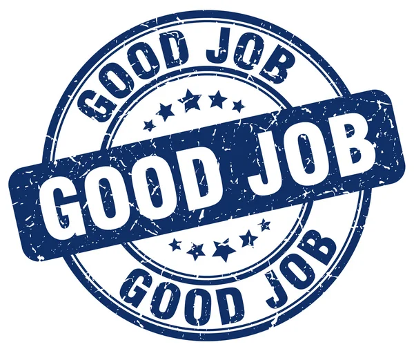 Good Job Blue Stamp — Stock Photo © Aquir014b #29728087