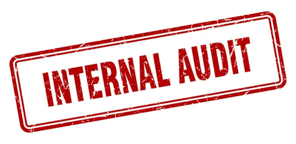 Internal Audit Sticker Square Isolated Peeler Sign Label Stock Vector ...