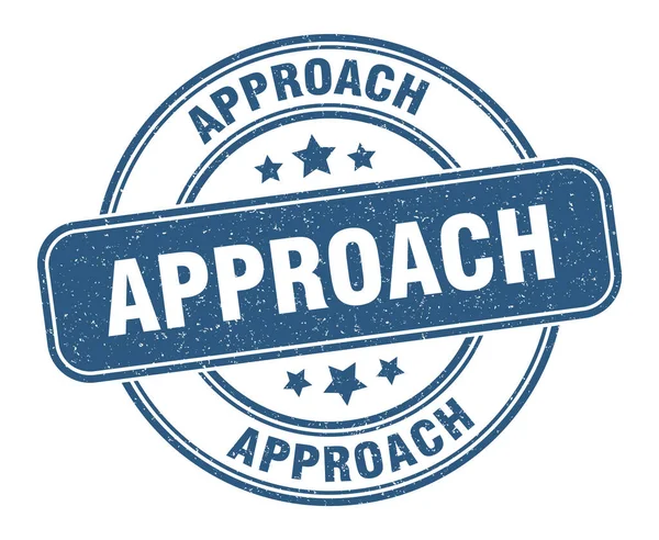 Approach Stamp Approach Sign Label Transparent Background Stock Vector ...