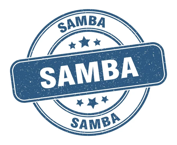 Samba Stamp Samba Sign Label Transparent Background Stock Vector by ...