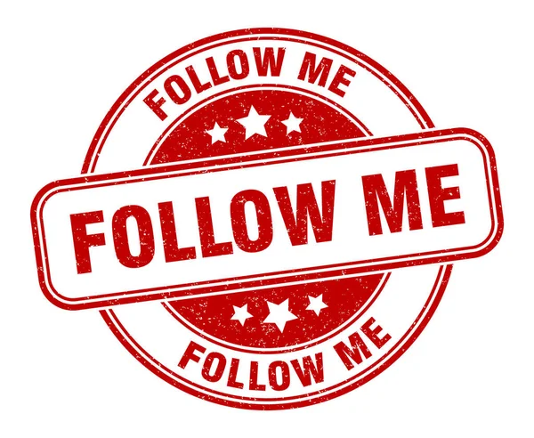 Follow Stamp Follow Sign Label Transparent Background Stock Vector by ...