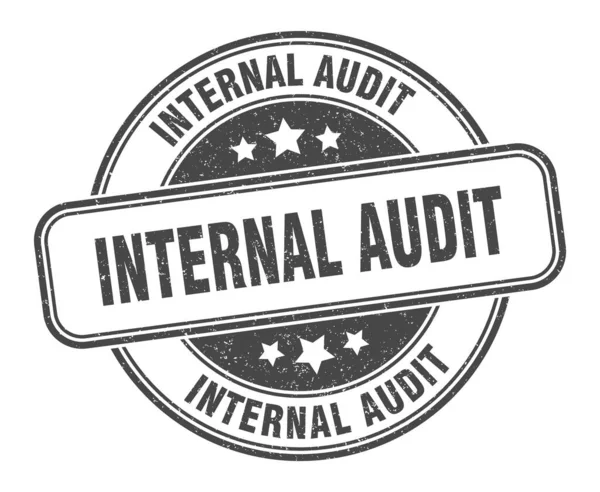 Internal Audit Sticker Square Isolated Peeler Sign Label Stock Vector ...