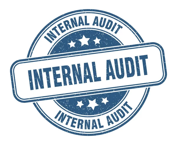 Internal Audit Sticker Square Isolated Peeler Sign Label Stock Vector ...