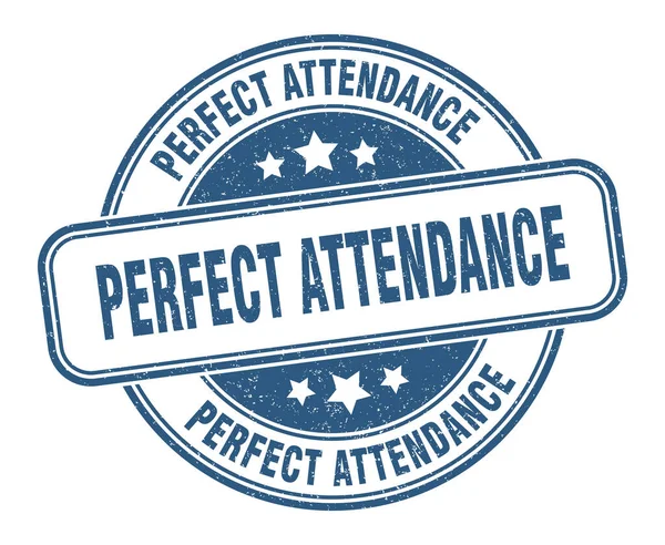 Perfect Attendance Banner Template Ribbon Label Sticker Sign Stock ...