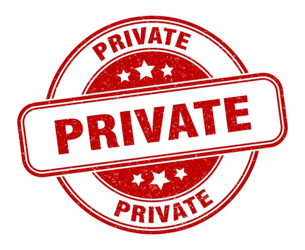 Private Stamp Private Sign Label Transparent Background Stock Vector by ...