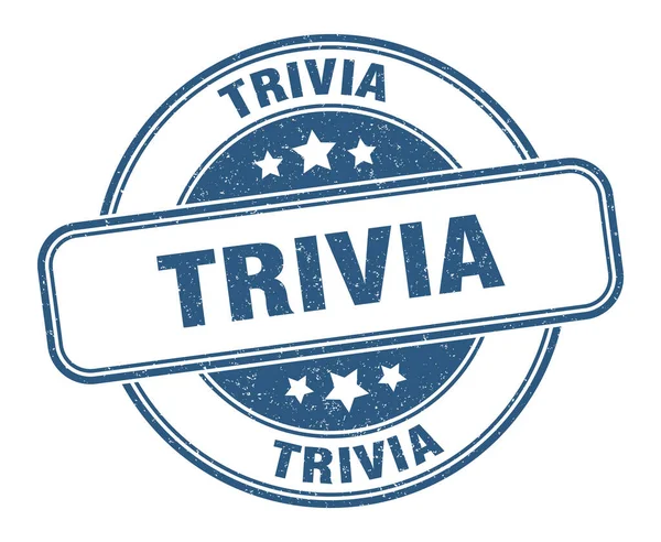 Trivia Stamp Trivia Sign Label Transparent Background Stock Vector by ...
