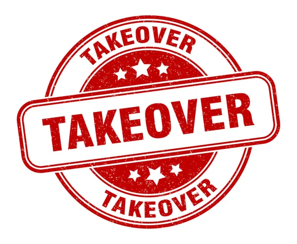Takeover Stamp Takeover Sign Label Transparent Background Stock Vector ...