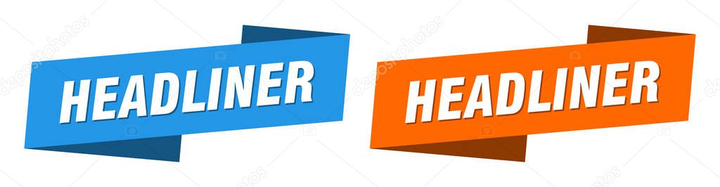 Headliner, Royalty-free Headliner Vector Images & Drawings | Depositphotos®
