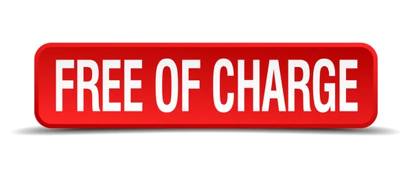 Free Charge Sticker Free Charge Rectangular Label Isolated White ...