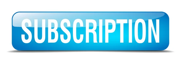 Subscription Sticker Subscription Rectangular Label Isolated White ...