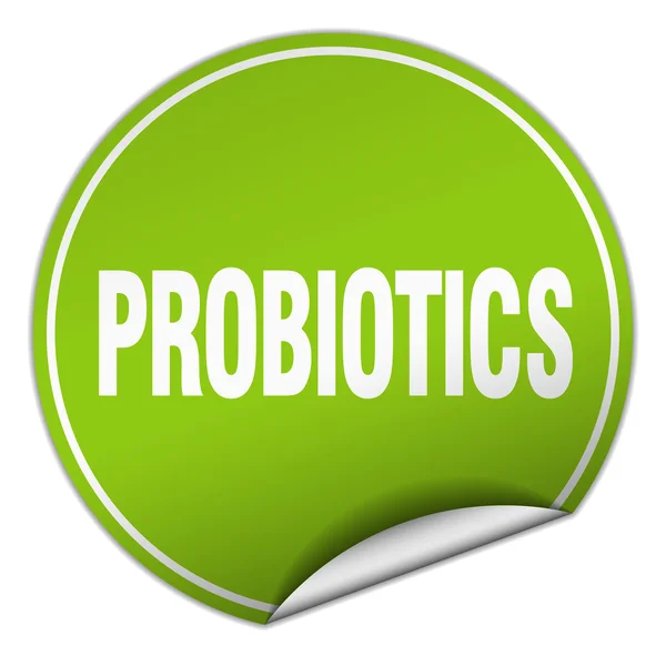 Probiotics Sticker Probiotics Rectangular Label Isolated White ...