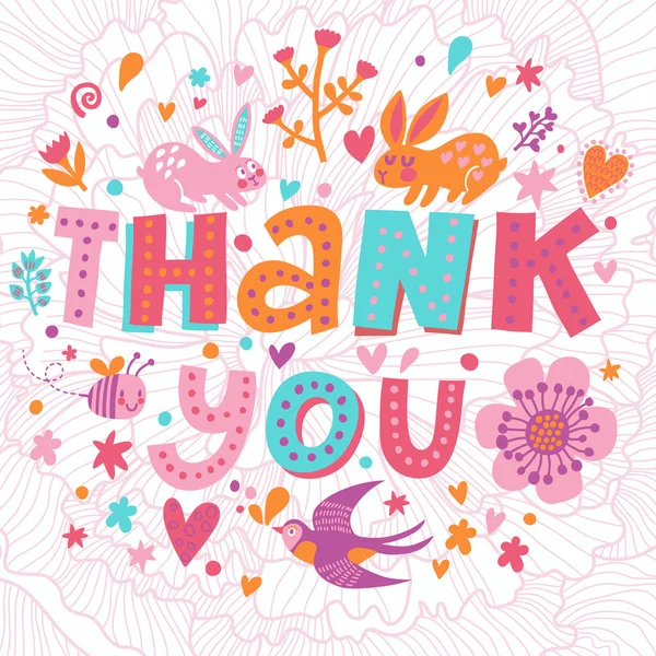 3,975 Thank you cartoon Vector Images | Depositphotos