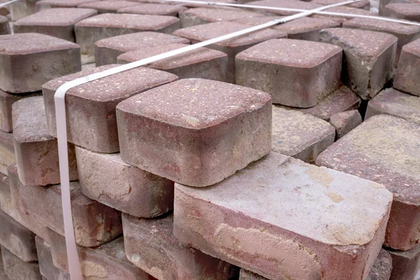 Stack of paving tiles - Stock Image - Everypixel