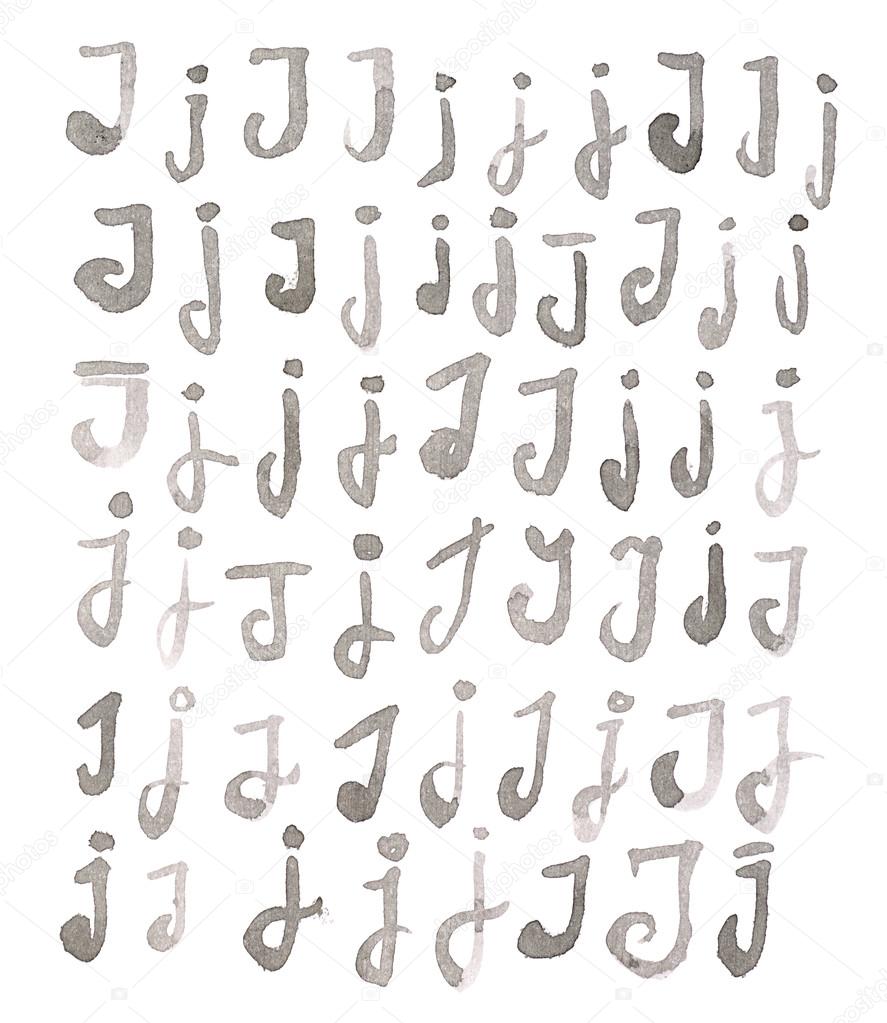 Conjunto de varias letras J — Fotos de Stock © exopixel #69285839