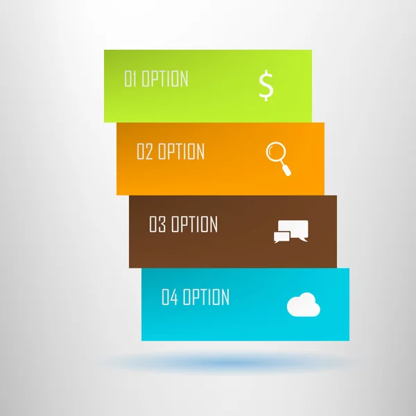 Vector text boxes, infographics options banner Stock Vector Image by ...