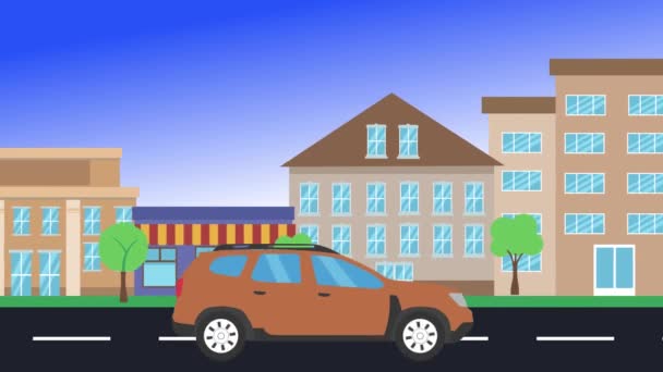 410 Voiture vectorielle de dessin animé Videos, Royalty-free Stock ...