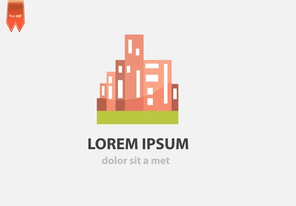 Vector building icon for business. Creative idea for your company ...