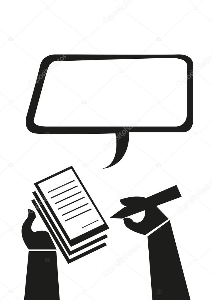 Taking Notes Clipart