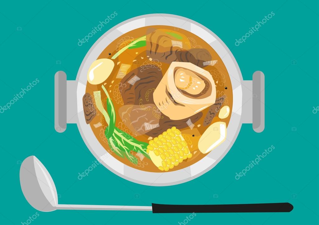 Bulalo is a native beef dish of the Philippines made usually of marrow ...