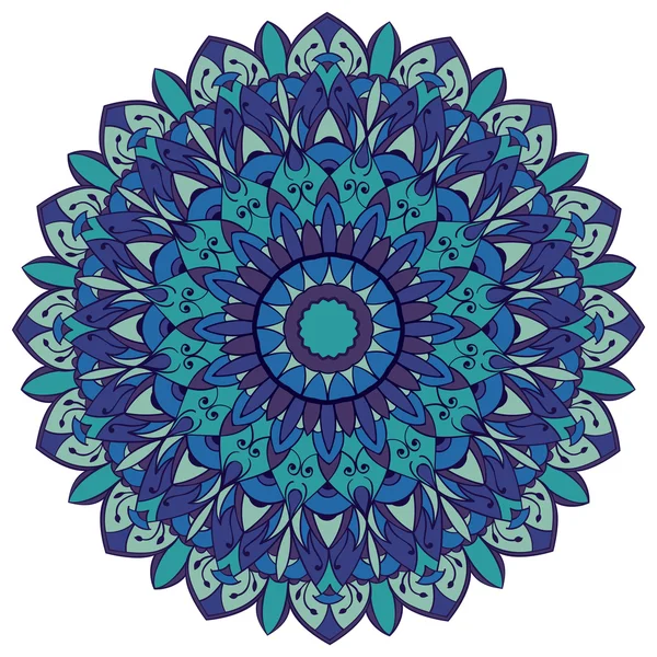Mandala de color turquesa imágenes de stock de arte vectorial ...