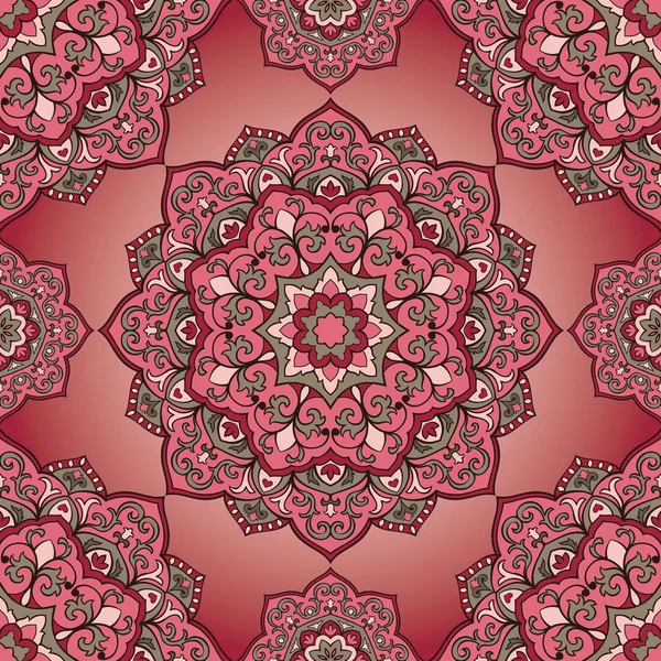 Pink pattern of mandalas. — Stock Vector © matorinni #108915724