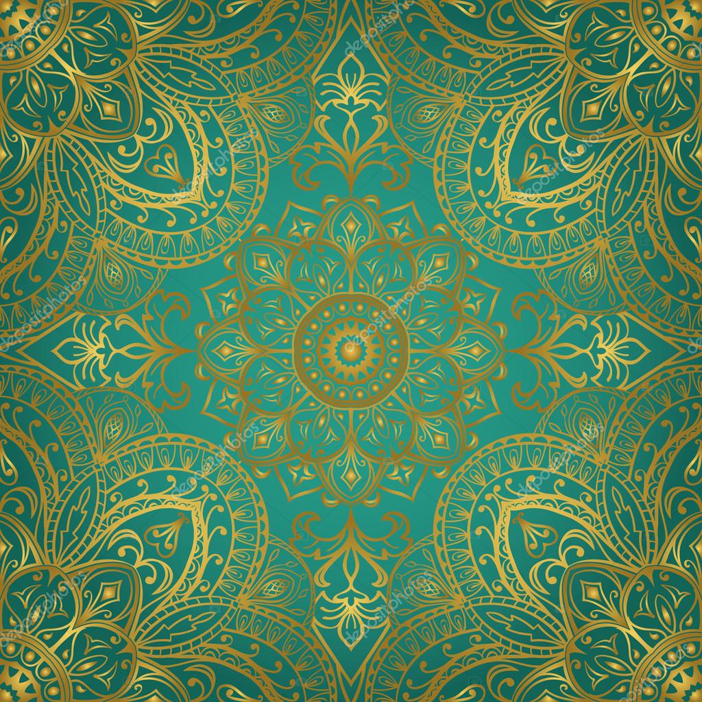 Rich gold ornament. — Stock Vector © matorinni #80205482