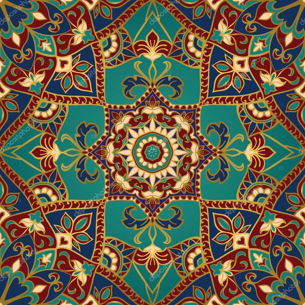 Pattern of mandalas for textile. — Stock Vector © matorinni #83400580