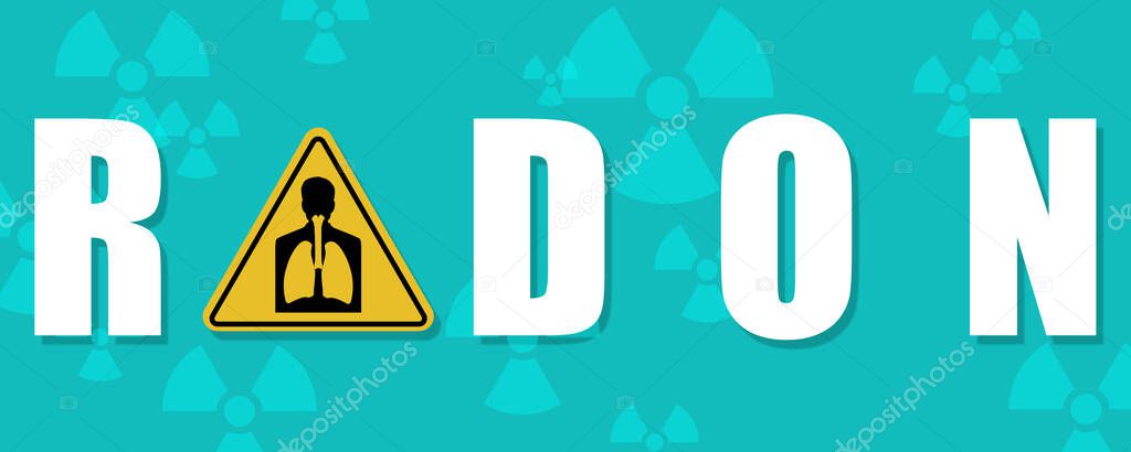 Mensaje de alerta severa. Radón, un contaminante que afecta la calidad ...