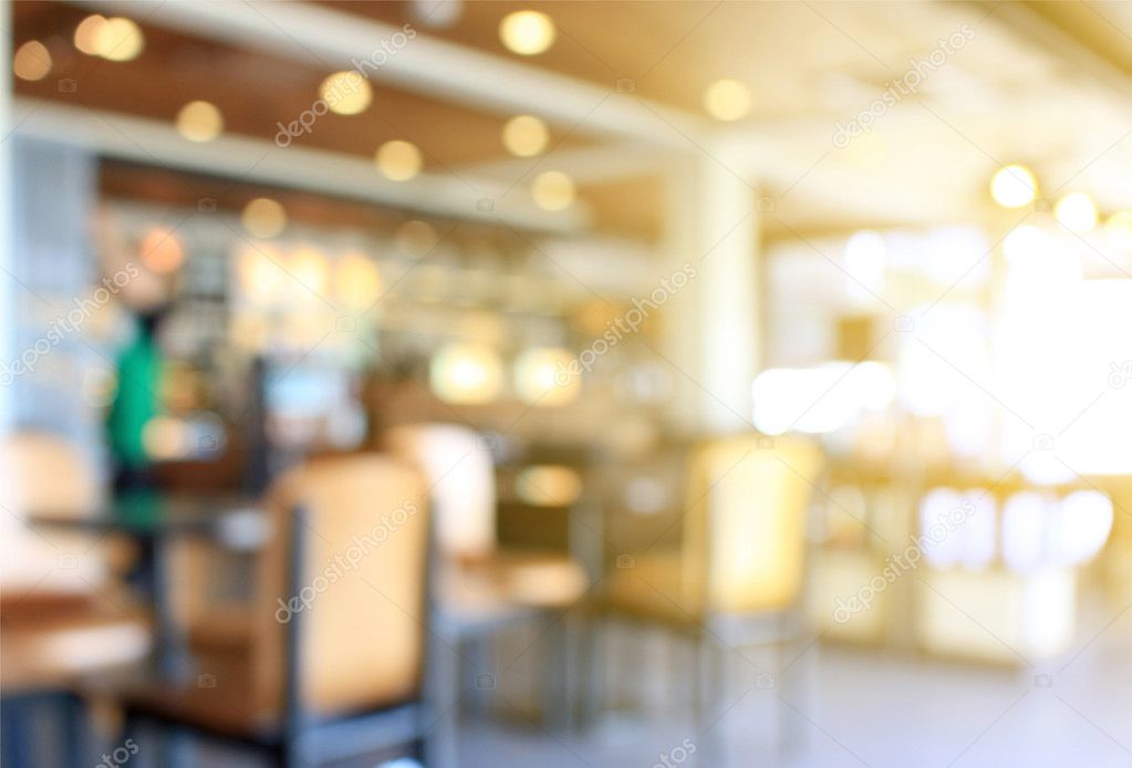 Blurred background : Customer at restaurant blur background with Stock ...