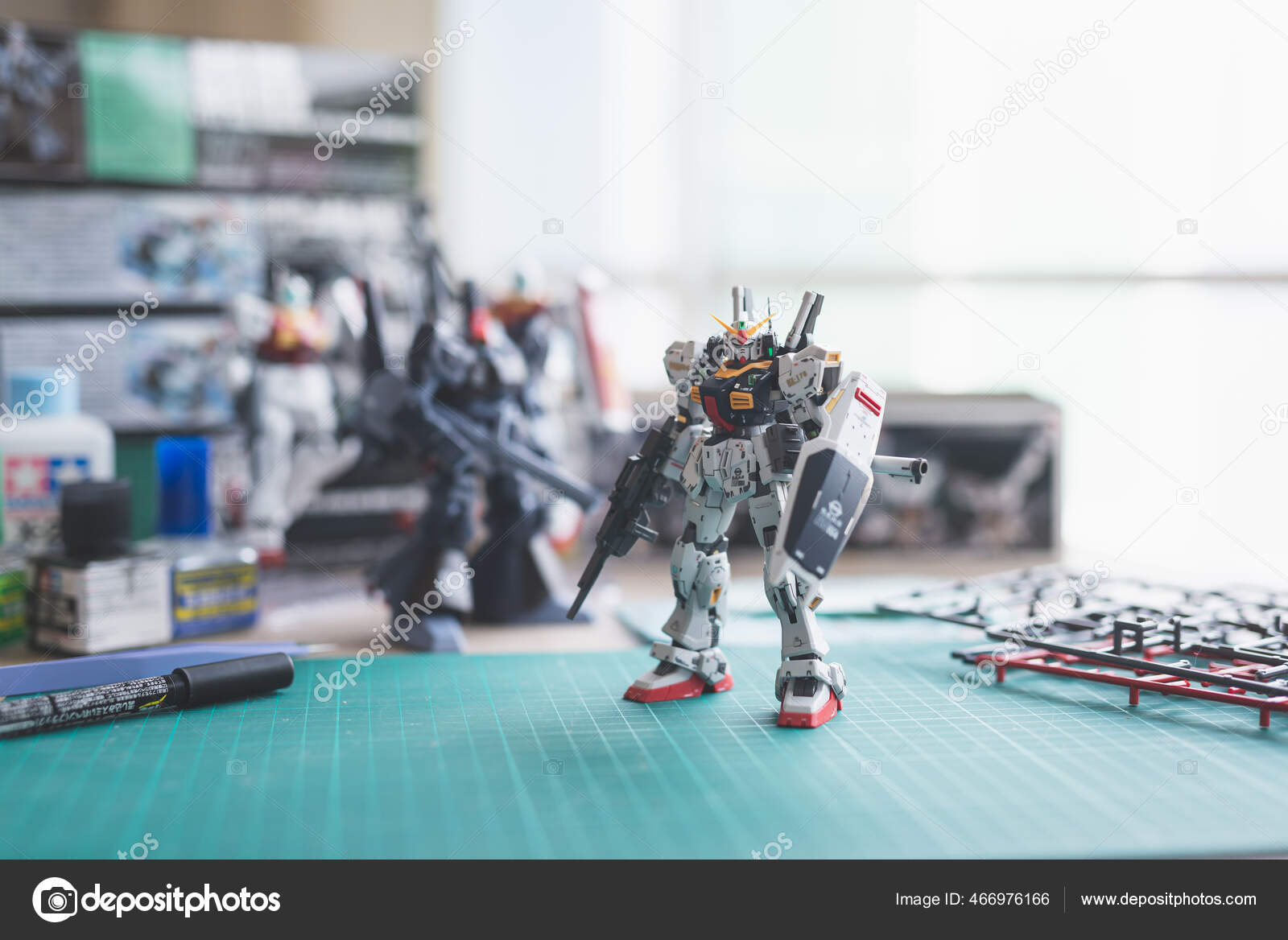 Bangkok Thailand April 2021 Plastic Model 178 Gundam Real Grade – Stock ...