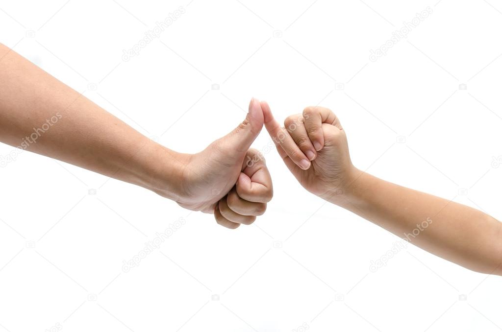 Angry and sorry hand signs — Stock Photo © lufimorgan #54978403