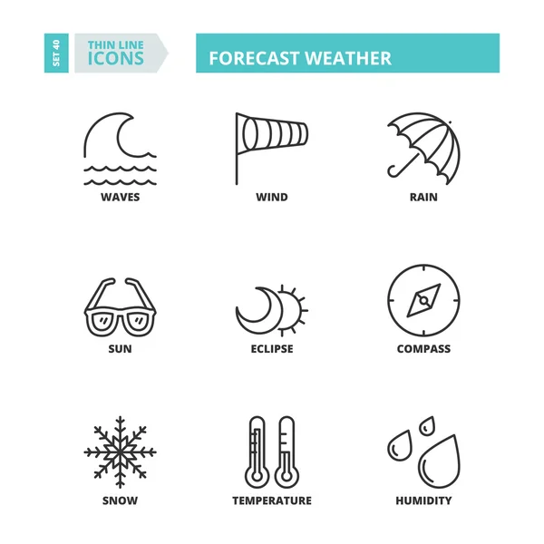 Forecast symbols 1 Stock Vector Image by ©spiral_media #33364997