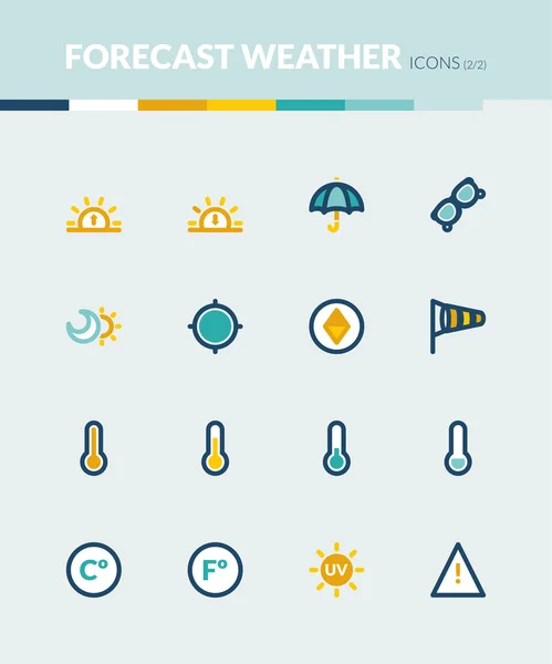 Forecast symbols 1 Stock Vector Image by ©spiral_media #33364997