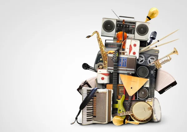 325 Musical instruments collage Stock Photos, Images | Download Musical ...
