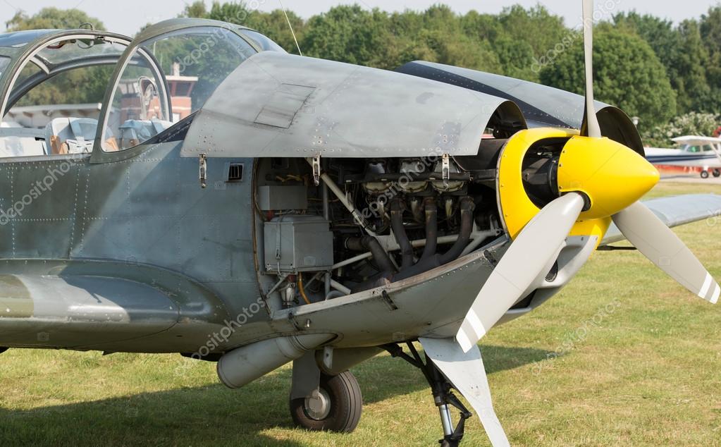 Propeller of an airplane engine – Stock Editorial Photo © vschlichting ...
