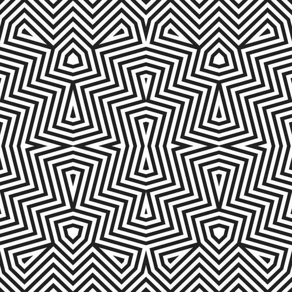 Seamless black and white geometric pattern, simple vector backgr ...