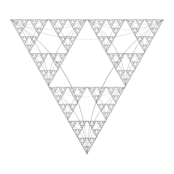 Square sacral geometry fractal structure backgroun — Stock Vector ...