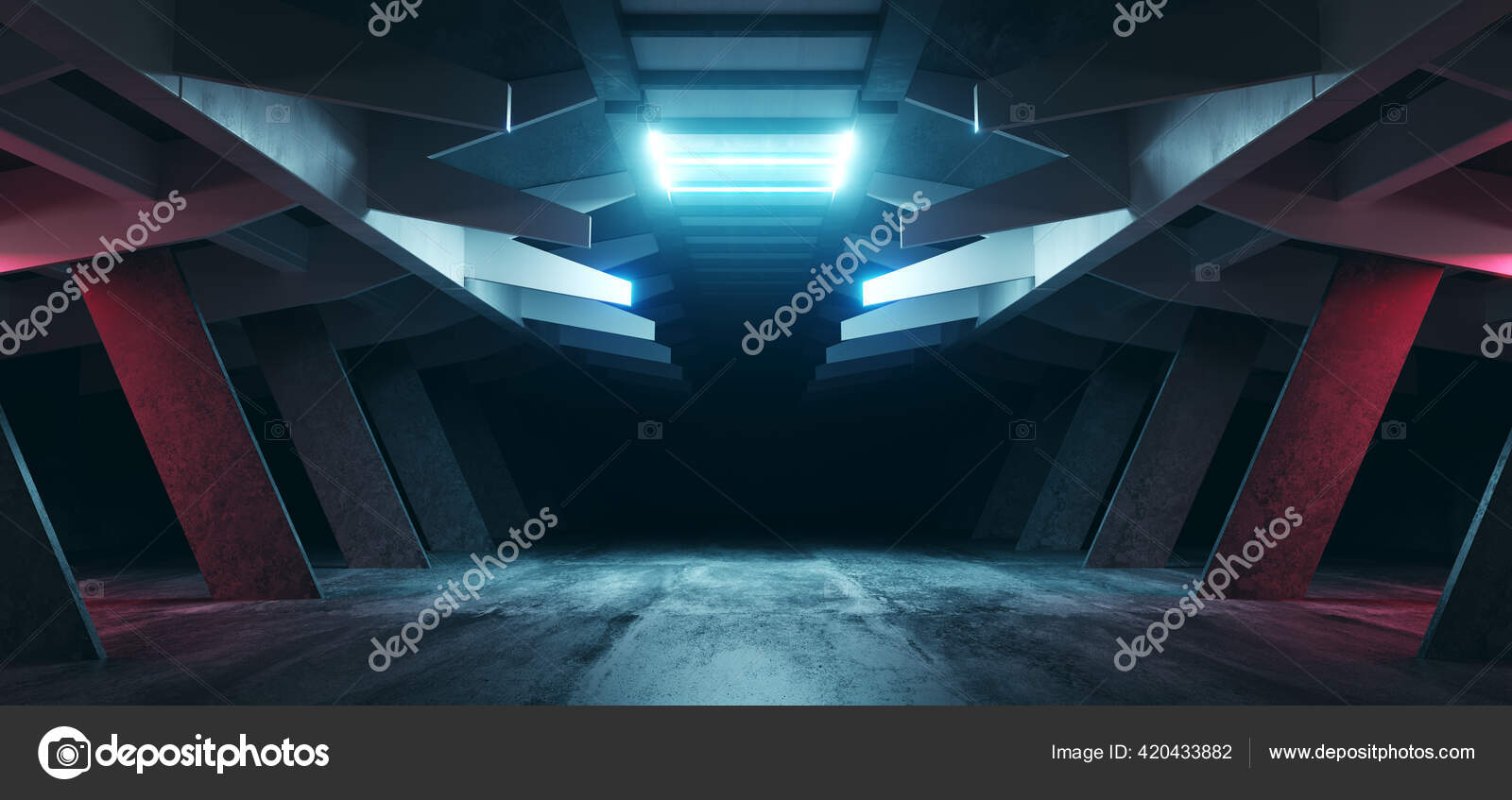 Alien Spaceship Corridor